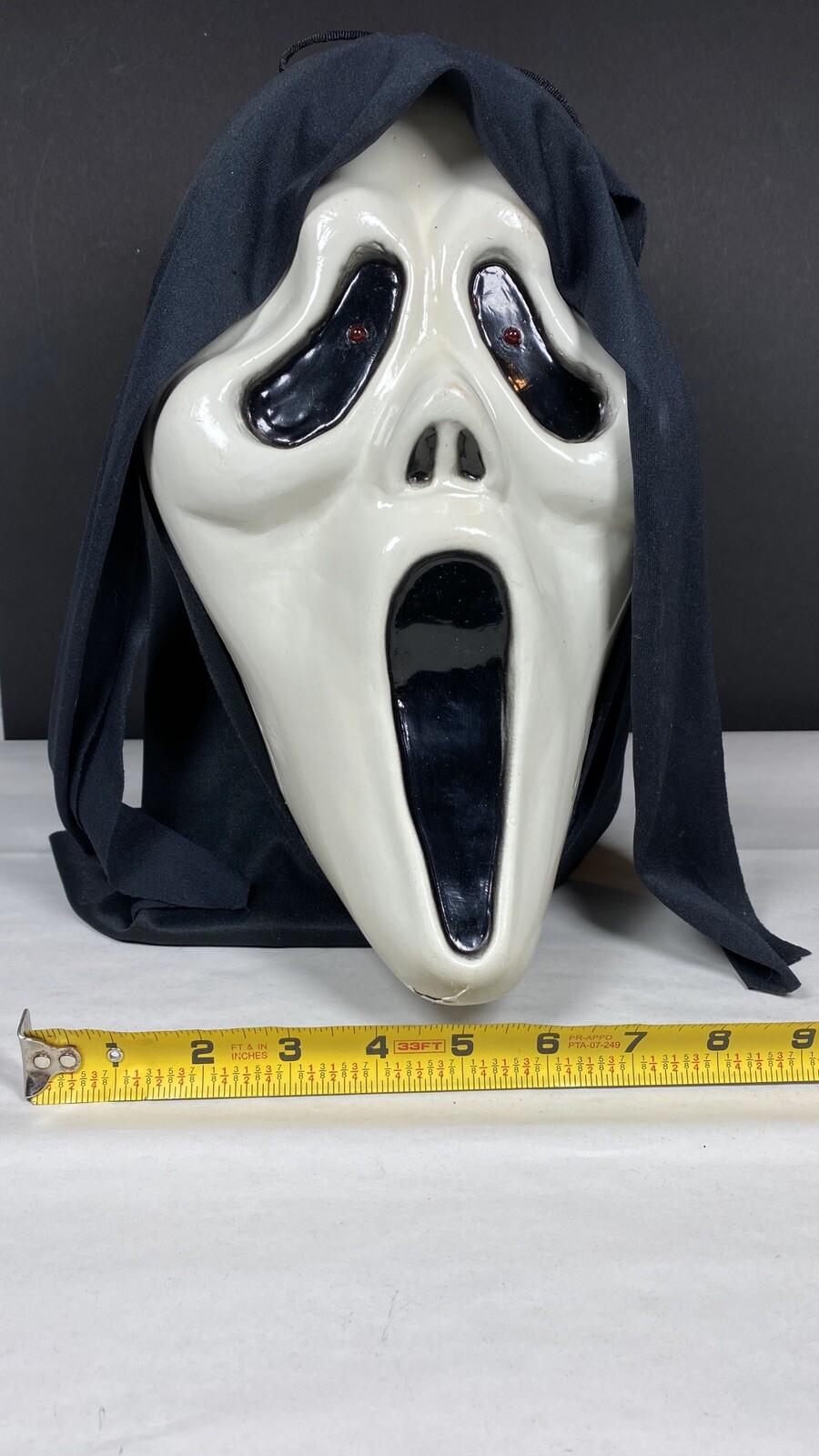 VTG SCREAM GHOSTFACE MASK BUST Halloween Decoration Life Size Light Up ...