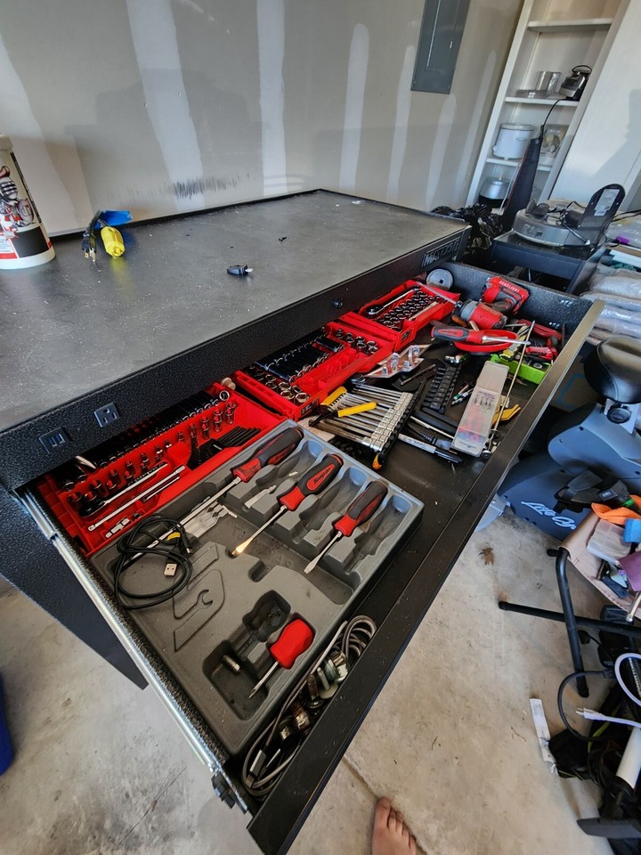 matco tool box 2s storm grey with charging drawer | eBay