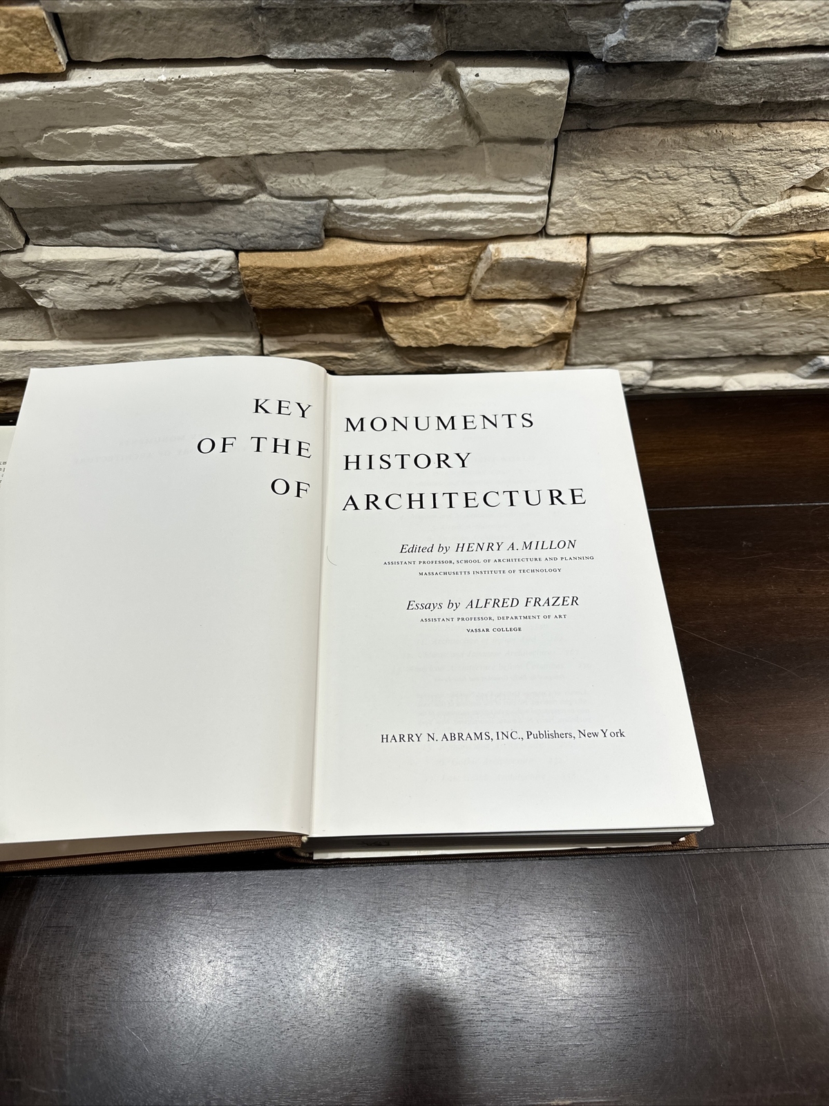 Key Monuments of the History of Architecture Henry A Millon HC DJ | eBay