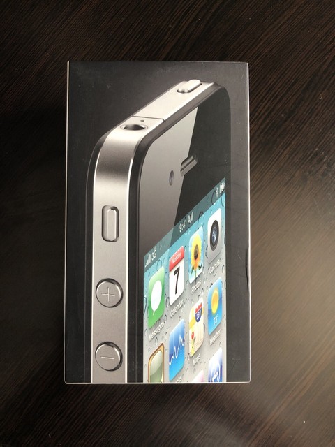 iPhone 4 Black 32GB BOX ONLY | eBay