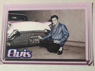 Elvis Presley Postcard Elvis Pink Caddy Cadillac Pink Border | eBay