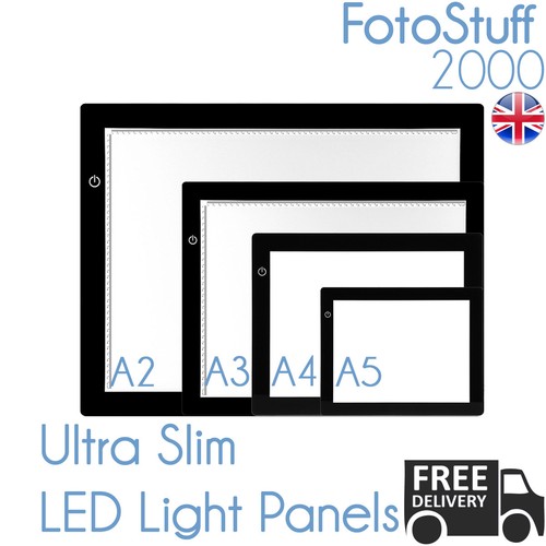 A5 A4 A3 A2 Ultra Slim LED Light Box Panel Professional 5600K Daylight ...