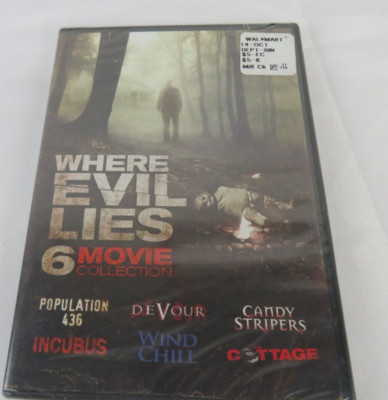 Where EVIL LIES 6 Movie Collection DVD SEALED BRAND NEW Devour, Incubus ...