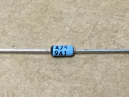(5 PC) MICROSEMI JANTX1N759A-1 Zener Diode, Two Terminal, 12 Volt, 5% ...