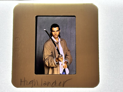ADRIAN PAUL holding sword 35mm color slide HIGHLANDER | eBay