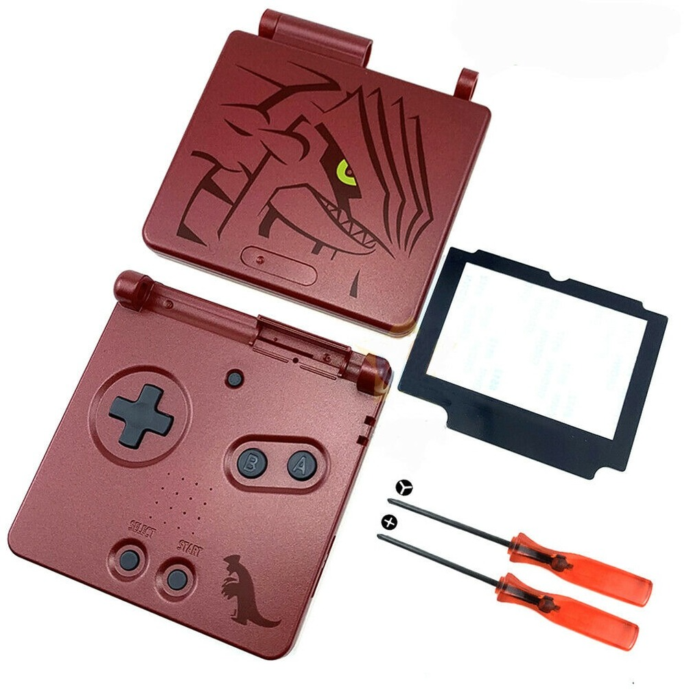 GBA SP Game Boy Advance SP Replacement Housing Shell Screen Lens ...