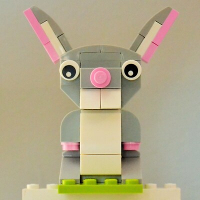 Easter Bunny - Build Your Own with LEGO® Bricks! Instructions Included ...