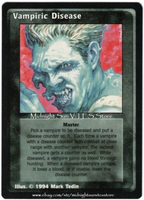 Vampiric Disease Jyhad V:TES VTES Vampire CCG | eBay