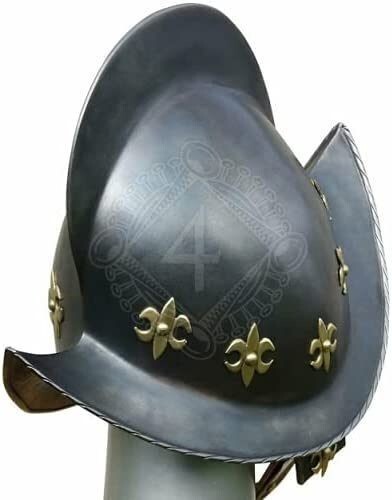 Spanish Morion Helmet-Medieval Conquistador Costume Armor Halloween ...