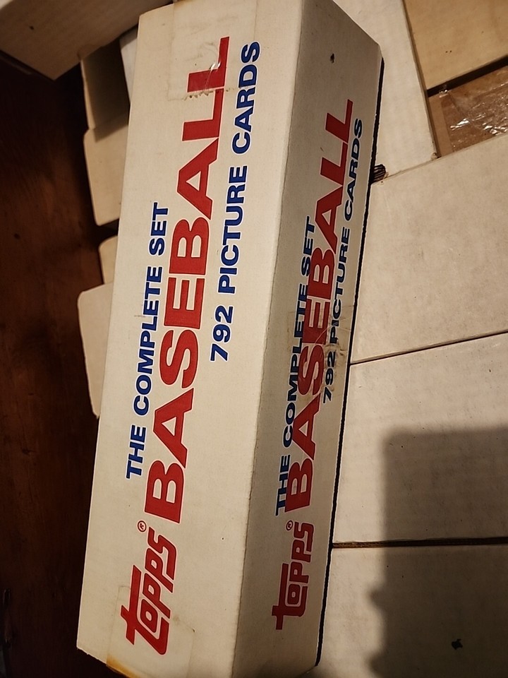 1987 Topps Baseball Complete Set #1-792 - Barry Bonds Palmeiro Larkin ...