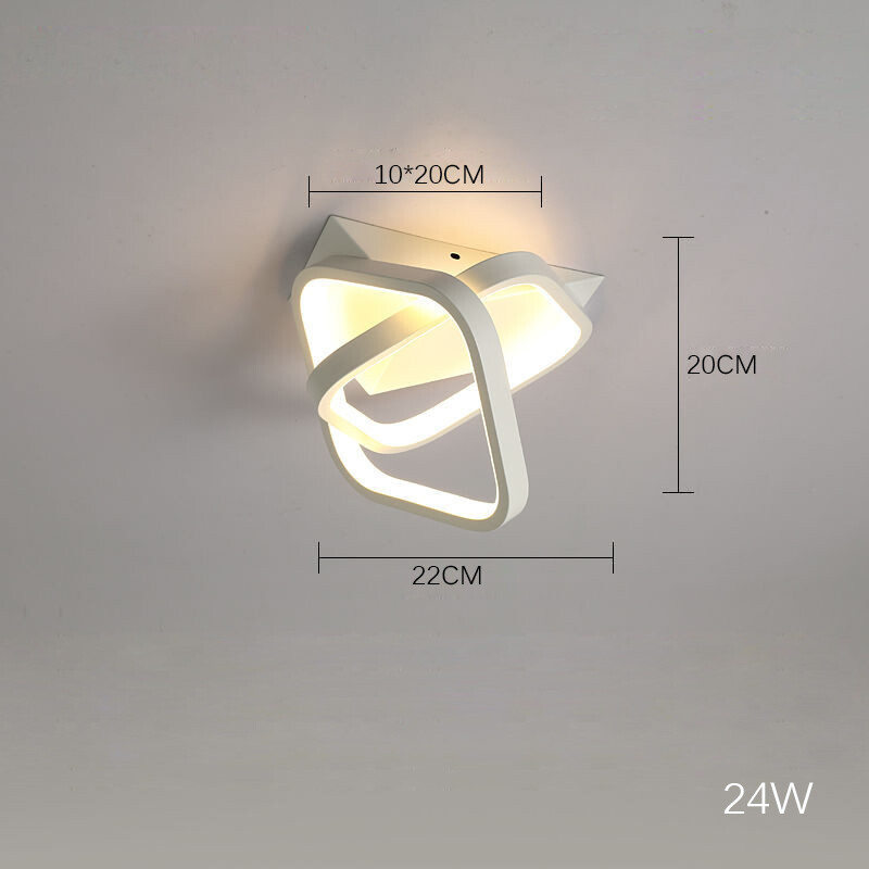 Modern LED Ceiling Light Night Lamp Hallway Balcony Aisle Porch Lustre ...