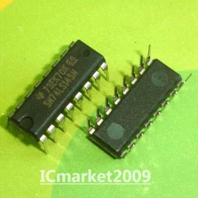 5 PCS SN74LS145N DIP-16 74LS145 BCD-To-Decimal Decoders / Drivers Chip ...