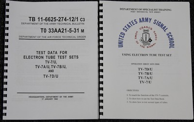 Tube Testers - Tv-7 Tube Tester
