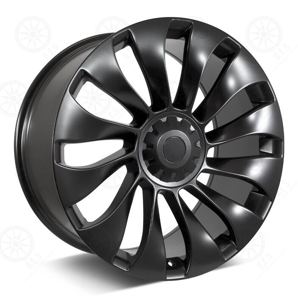 21" WHEELS FOR TESLA MODEL Y 21x9 / 21x10.5 5x114.3 UBERTURBINE MATTE ...