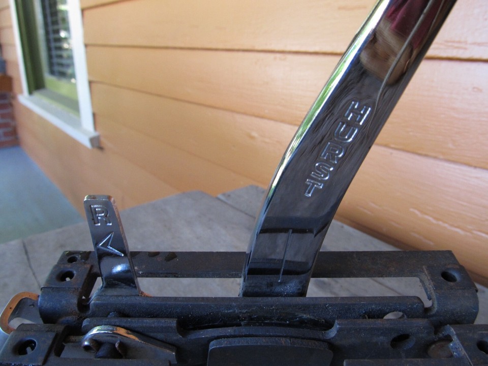 Vintage Hurst Ratchet Shifter with Reverse Lock out Lever Auto Stick? 2 ...