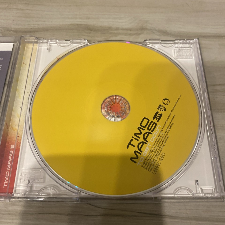 Timo Maas – To Get Down England 🏴󠁧󠁢󠁥󠁮󠁧󠁿 Import CD 💿 VG+ Fat Boy Slim | eBay