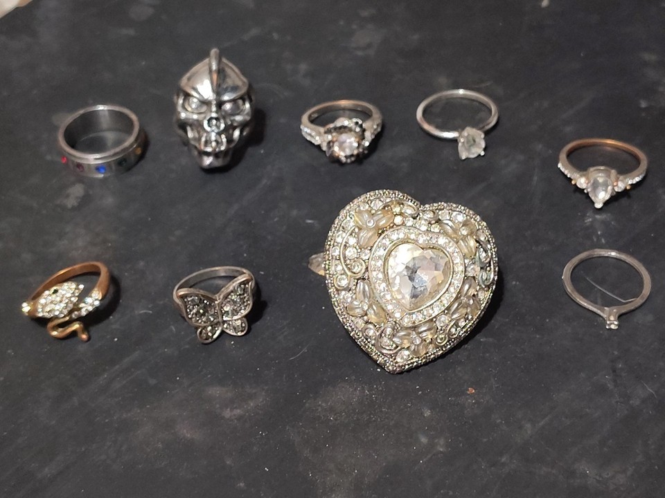 Lot Of 9 Rings | eBay