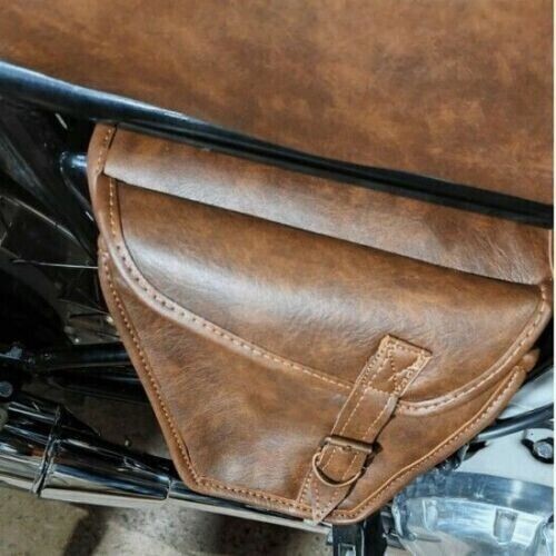 Side Panel Bag Leather Tan Brown FIT For Interceptor 650 | eBay