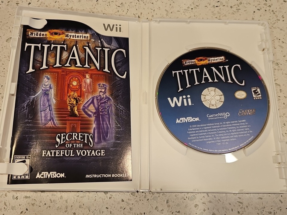 Hidden Mysteries: Titanic - Secrets of the Fateful Voyage (Nintendo Wii ...
