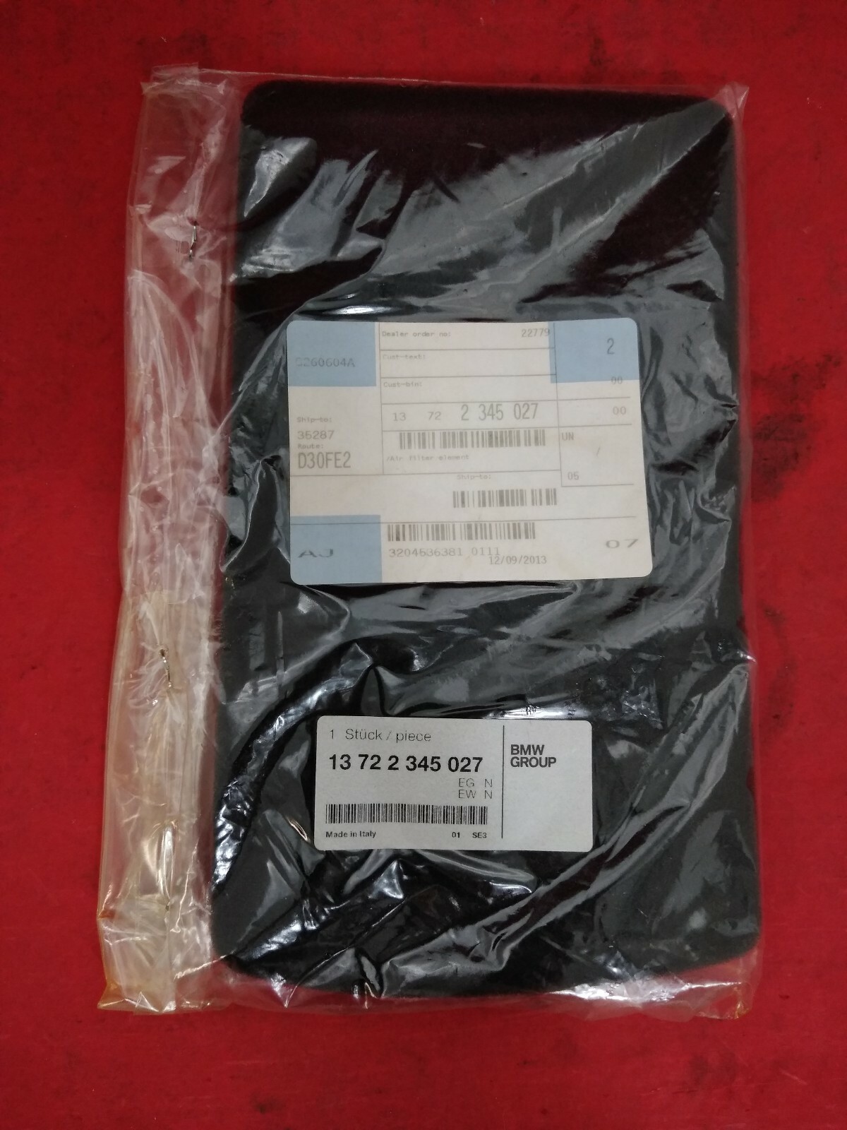 NEW BMW 13722345027 AIR FILTER ELEMENT | eBay