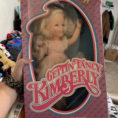 1984 Gettin' Fancy Kimberly Doll 17" w/Gown Sticker Book Complete in ...
