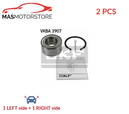 WHEEL BEARING KIT SET PAIR FRONT SKF VKBA 3907 2PCS P NEW OE ...