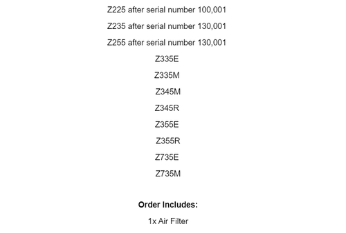 Air Filter Cleaner For John Deere MIU13963 MIU13038 MIU14395 GY21435 | eBay