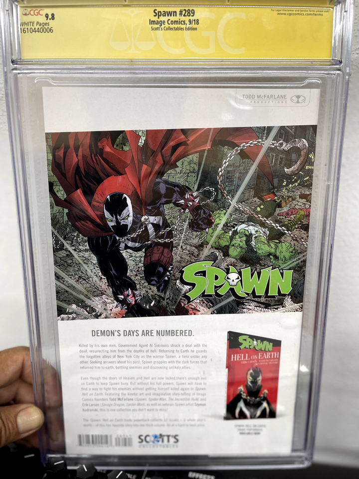 Spawn #289 CGC Signature Series 9/18 | eBay