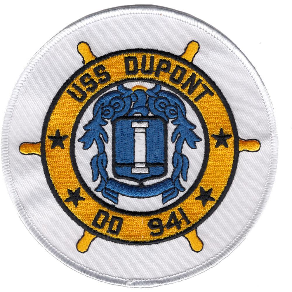 USS Dupont DD-941 Destroyer Ship Patch | eBay