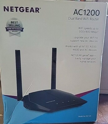 NETGEAR AC1200 Dual Band WiFi Router Model R6120 | eBay