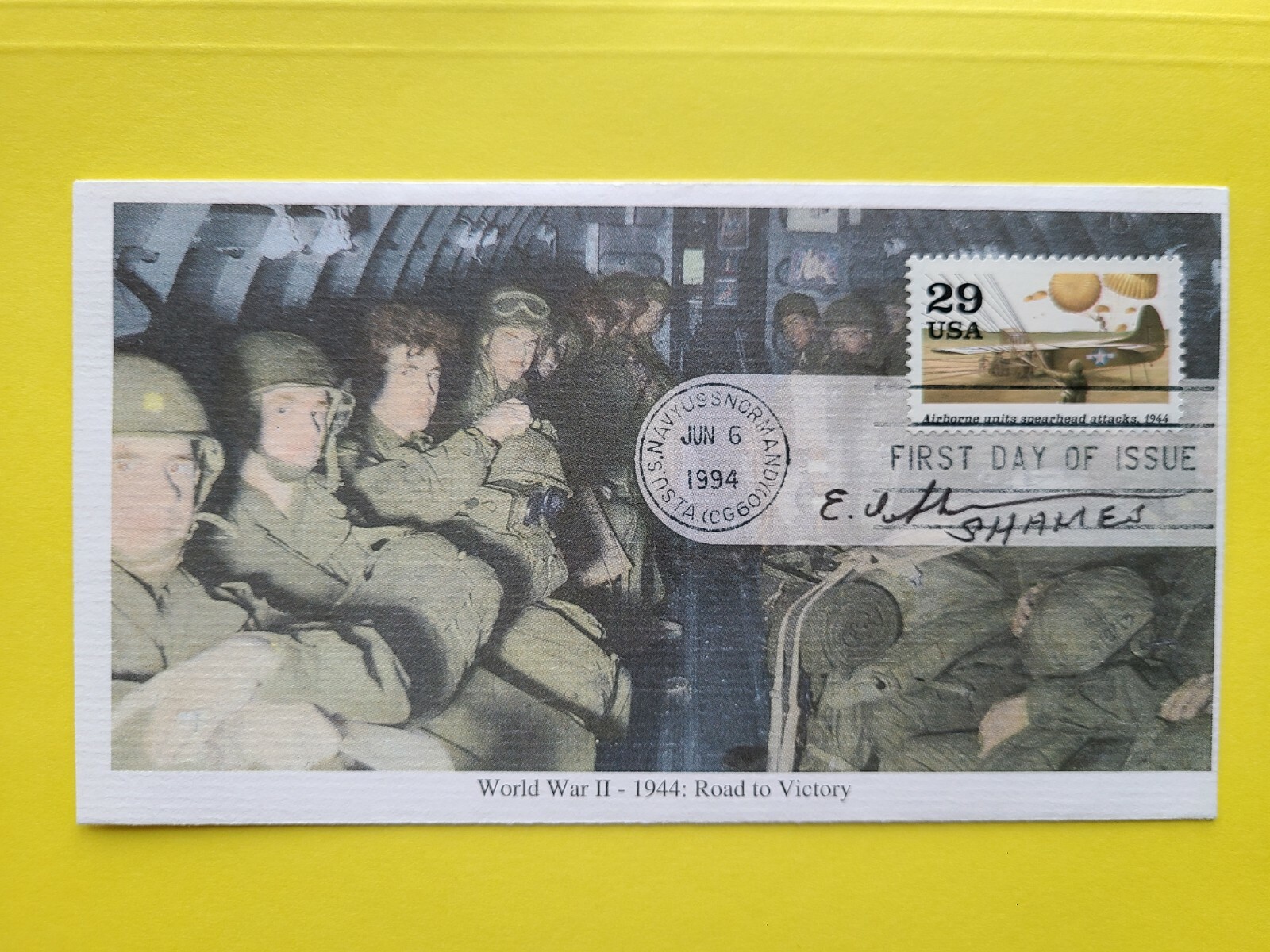 Ed Shames Col. WW2 ,Easy Company ,Band of Brothers, Normandy D-Day ...