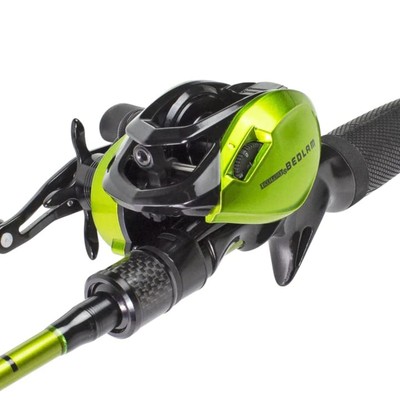 LUNKERHUNT Baitcaster Combo Rod and Reel 7 Feet |Premium Baitcaster ...