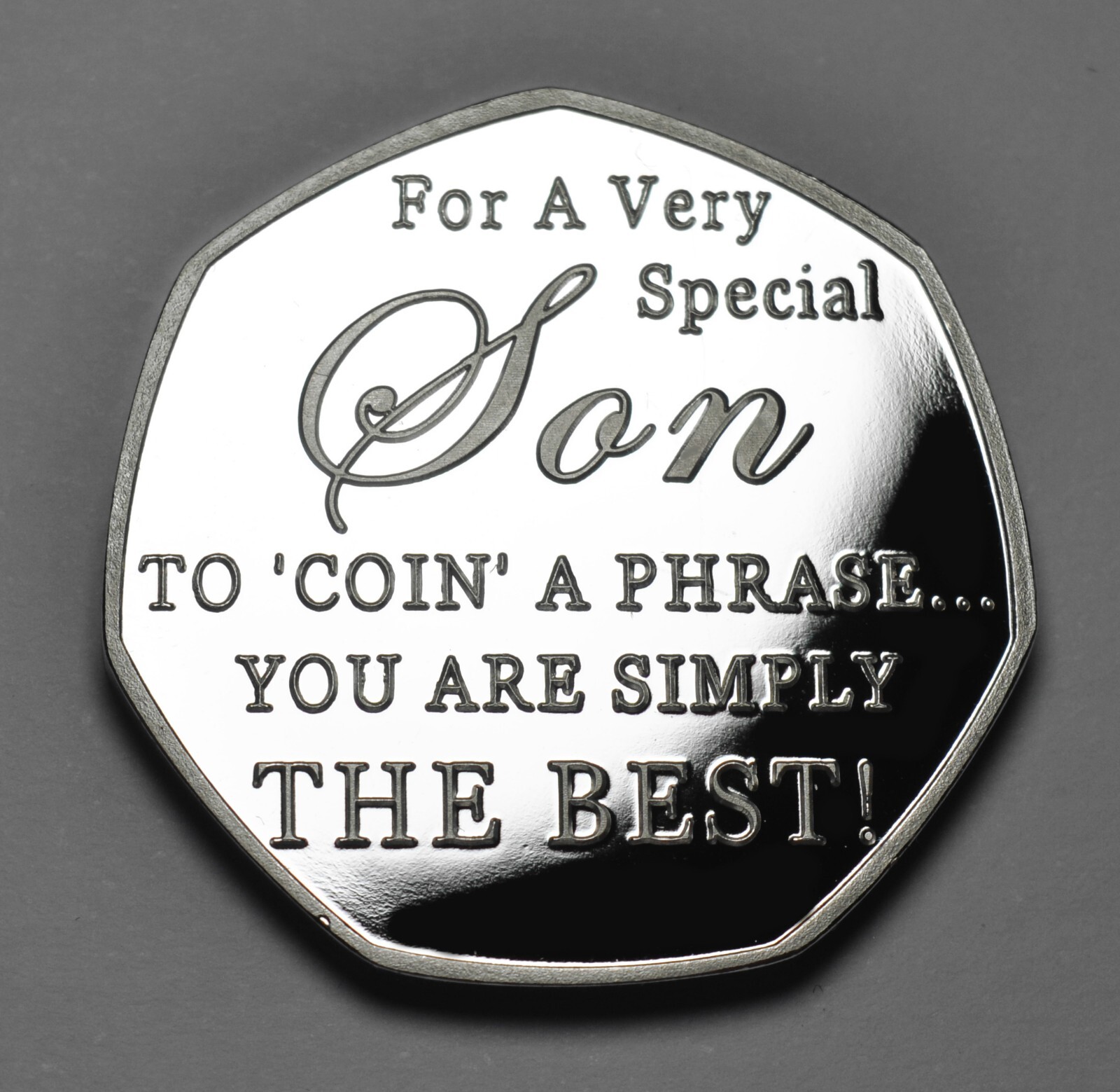 Birthday Commemorative in Capsule - A Special Son. Gift/Present 'Coin a ...