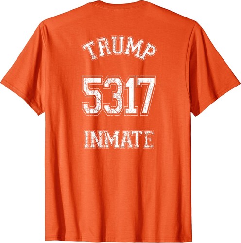 Donald Trump 5317 (LIES) Inmate Prison Jumpsuit Shirt Small, Orange | eBay