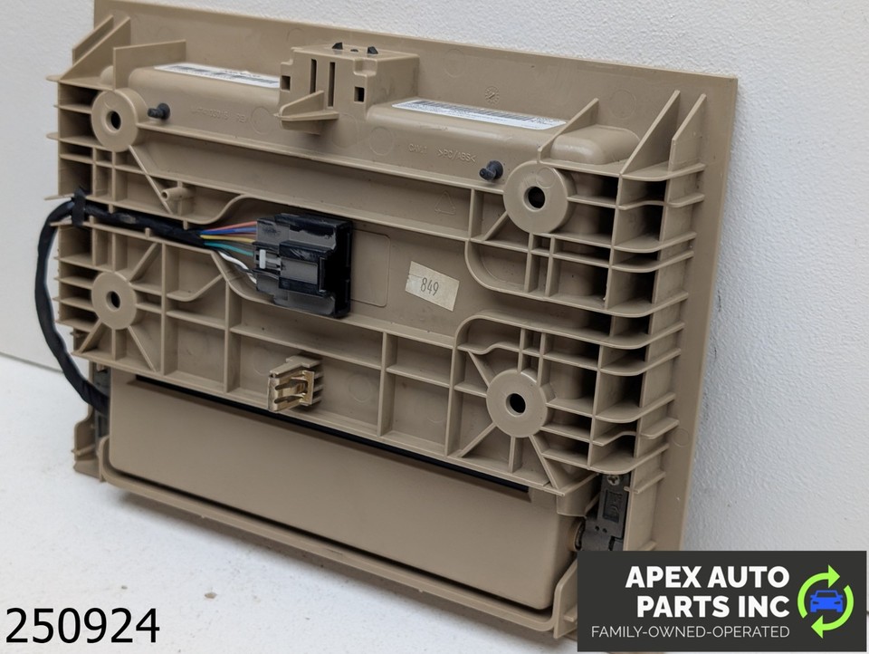 OEM 2007-2014 Cadillac Escalade Rear Overhead Roof Mounted DVD Screen ...