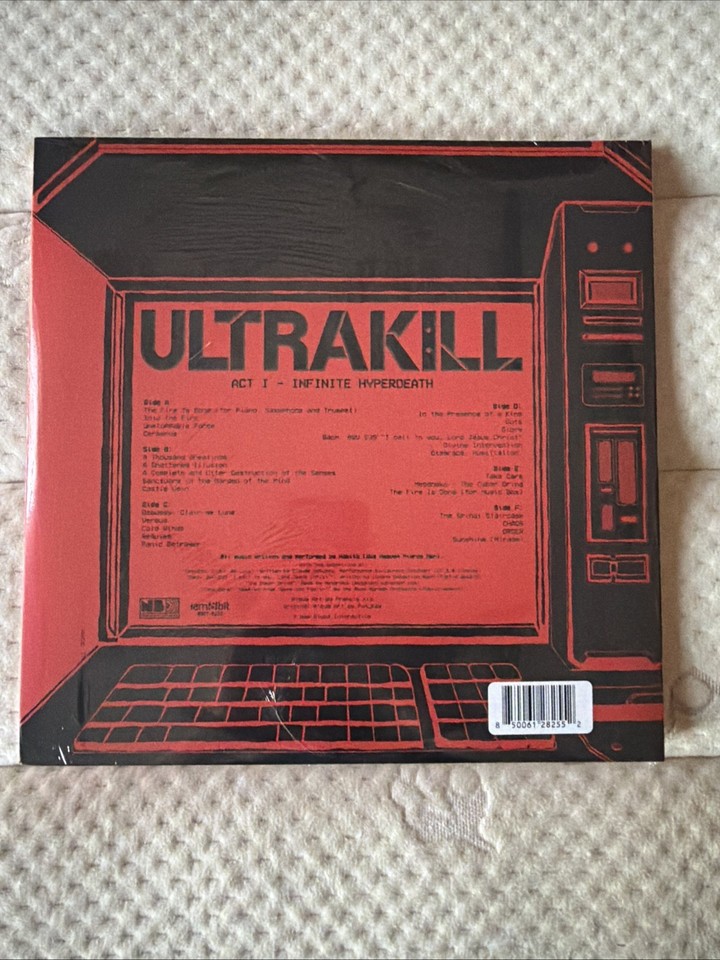 “ULTRAKILL” OST - Heaven Pierce Her (Hakita) 3x LP iam8bit Red Vinyl ...
