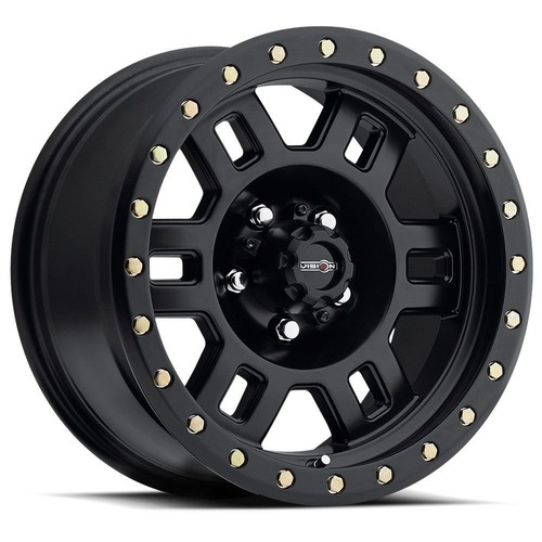 4-New 18" Vision 398 Manx Wheels 18x9 8x6.5/8x165.1 12 Matte Black Rims ...