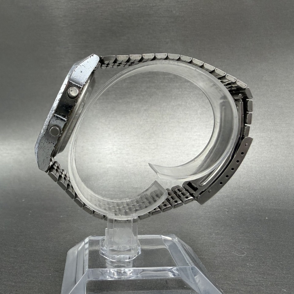 Casio A201 Thunder Bird Watch Men 35mm Digital Alarm Chrono Silver ...