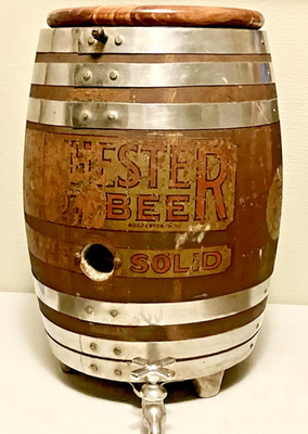 RARE Original 21” ROCHESTER Root Beer Wooden Barrel Keg 5 Cent Wood ...