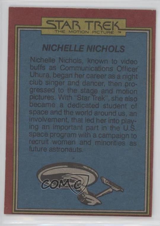 1979 Topps Star Trek: The Motion Picture Woman from Planet Delta #84 ...