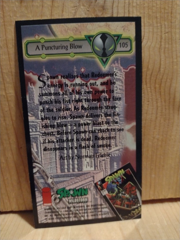 1995 Spawn Widevision #105 A PUNCTURING BLOW. R3 | eBay