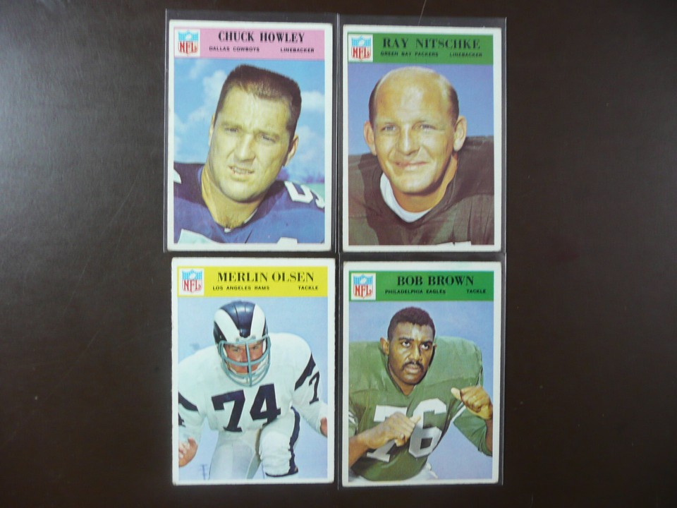 Lot of 7 1966 Philadelphia Football Cards #15 59 60 69 87 102 & 134 | eBay