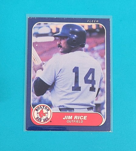 1986 Fleer #358 Jim Rice Boston Red Sox Baseball Card m | eBay