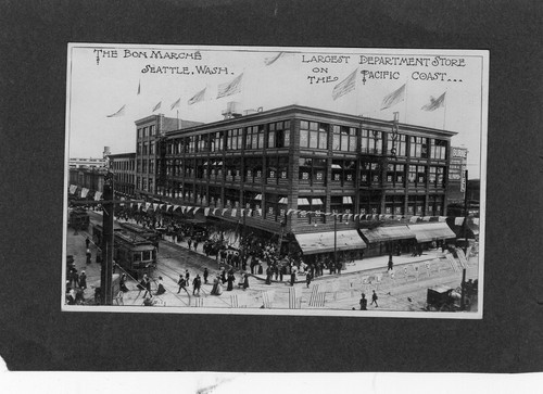 Real Photo Postcard RPPC: The Bon Marche - Seattle, Washington | eBay