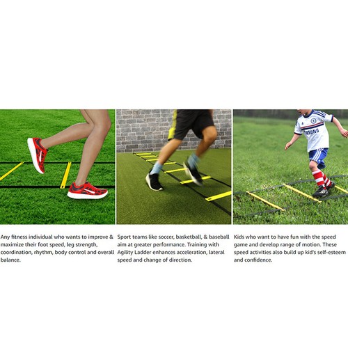 Flexibility Agility Nylon Strap Jumping Fitness Speed Football Training ...