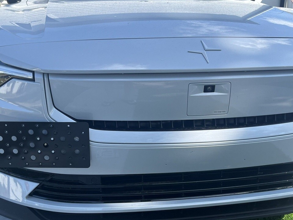 2021-2024 Polestar 2 Bumper Mount Tow Hook License Plate Bracket Mount ...