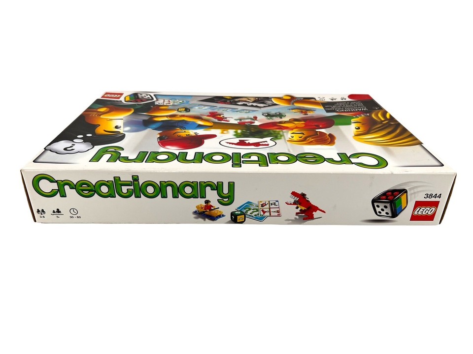Lego Creationary Family Board Game 3844 Creative Play Pictionary 100% ...