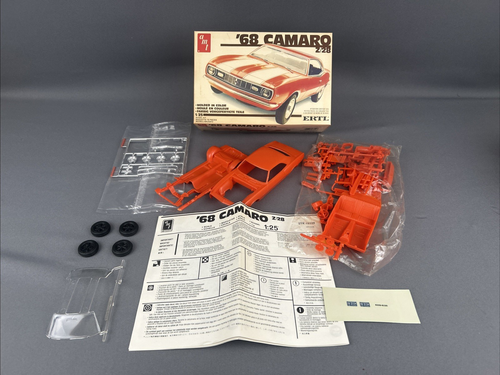 AMT 1/25 Scale Model Kit 1968 Chevrolet Camaro Z/28 #6559 Open Box ...