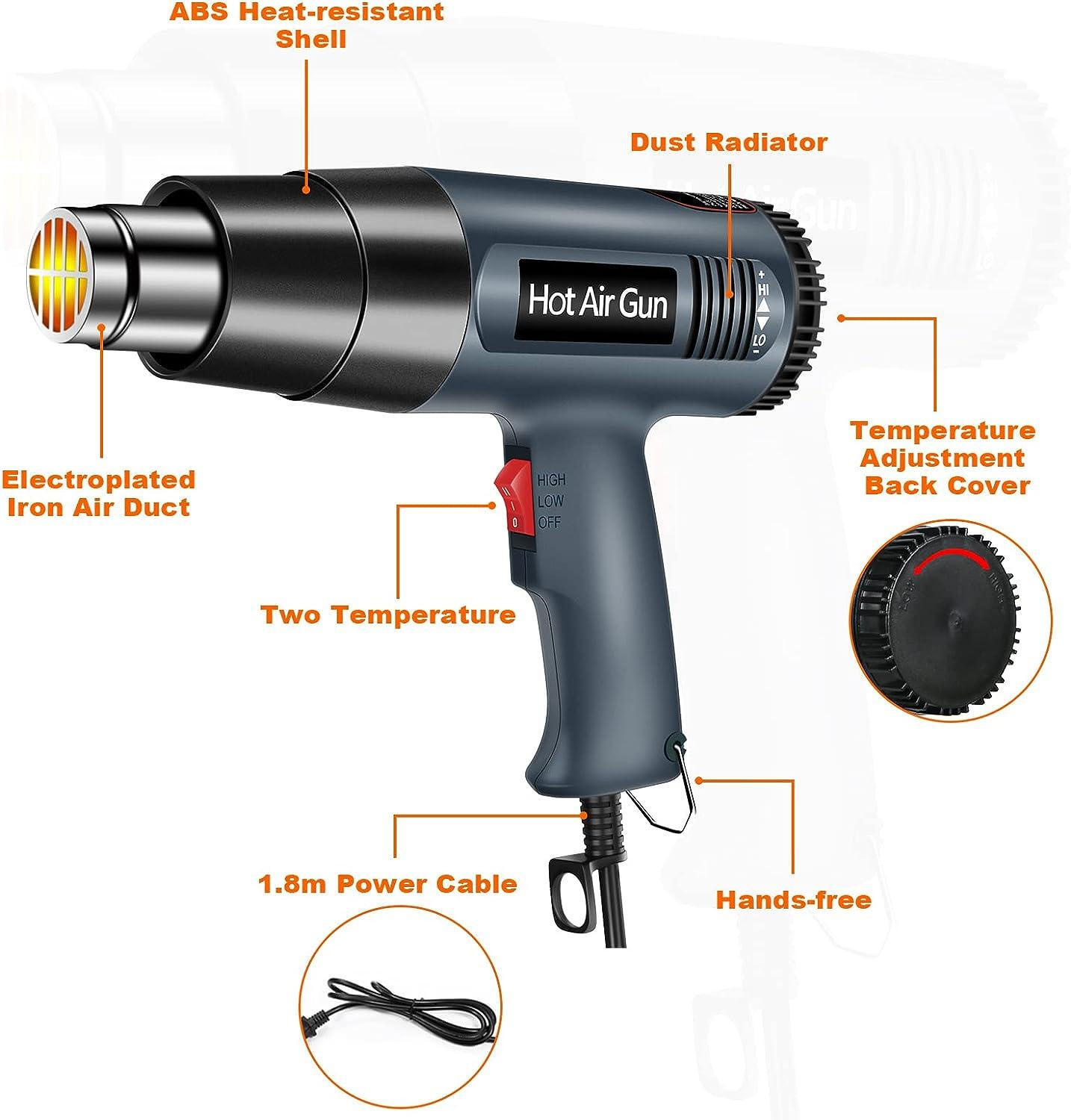 2KW Professional Heat Guns Hot Air Guns Remove Paint Varnish Adhesives ...