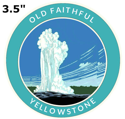 Yellowstone National Park Old Faithful Car Truck Window Graphics ...